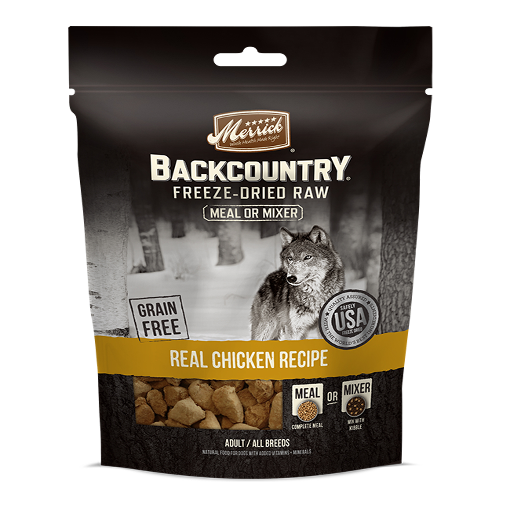 Merrick Dog Backcountry Freeze-Dried Chicken 12.5 Oz. | Ryans Pet World