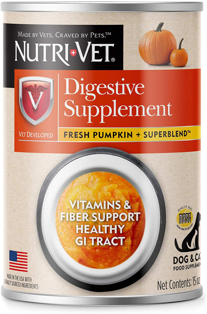 Nutri-Vet Digestive Supplement Fresh Pumpkin & Superblend 1ea/15 Oz ...