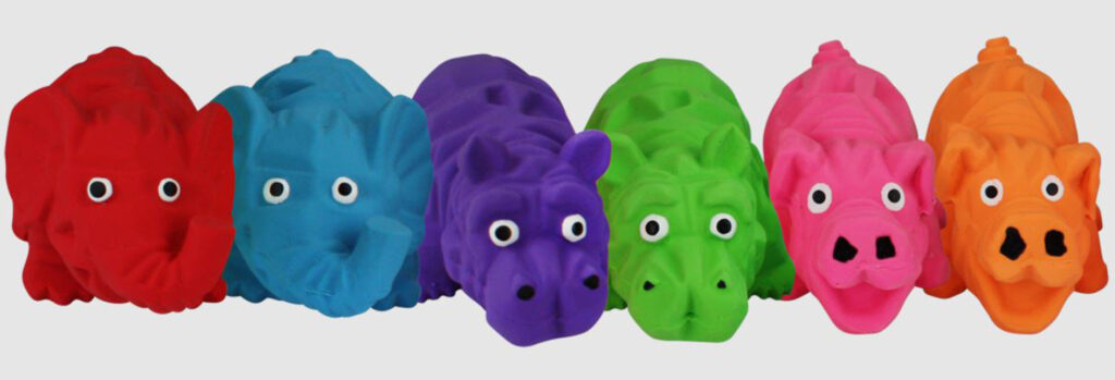 Multipet Mini Latex Origami Pals Assortment (Asst..Colors) 4 Inch ...