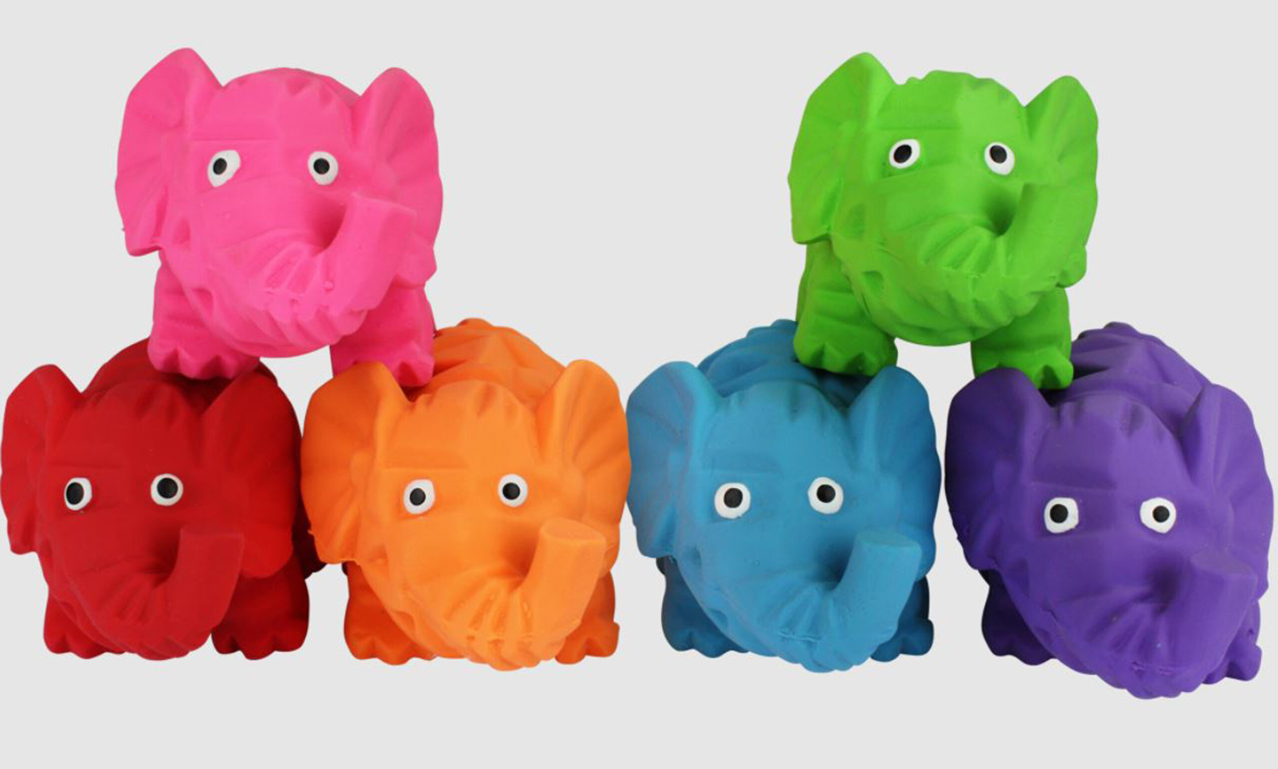 Multipet Mini Latex Origami Elephant (Asst. Colors) 4 Inch | Ryans Pet ...
