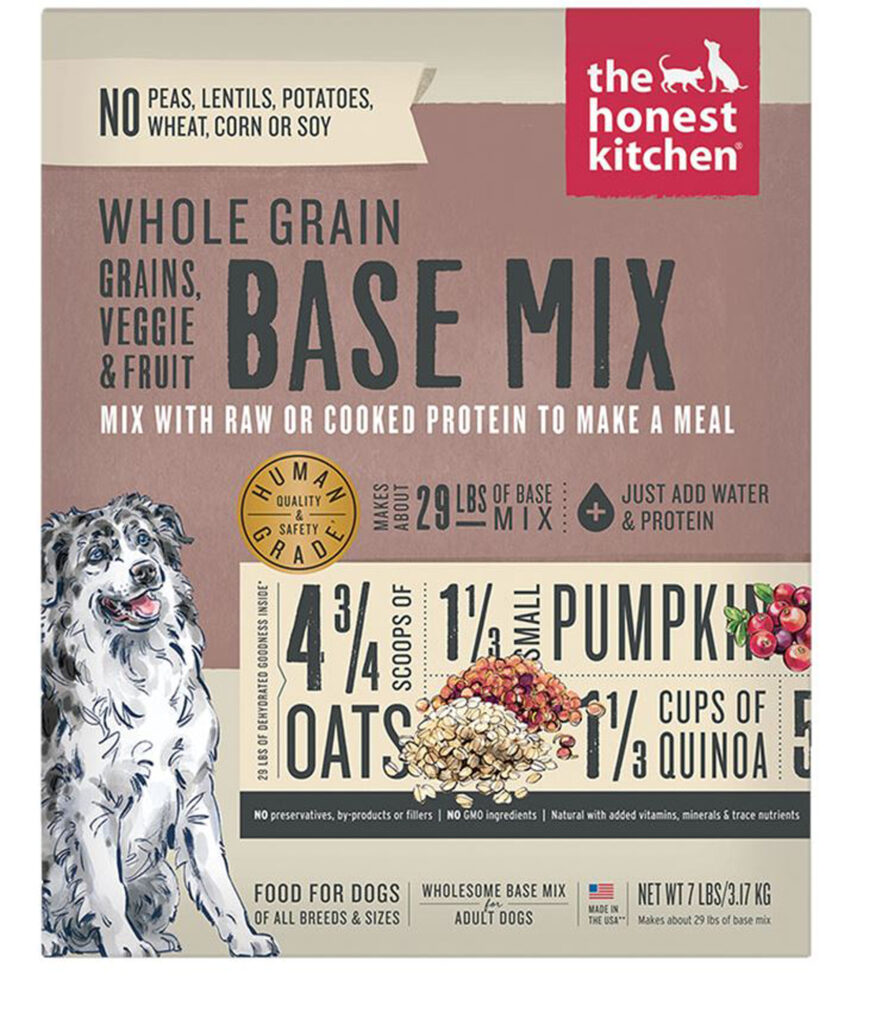 Honest Kitchen Dog Whole Grain Veggie & Fruit Dehydrated Base Mix 7lbs ...