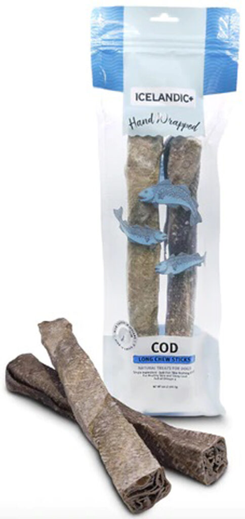 Icelandic Dog Cod Skin Chew Stick 10 Inches 2 Pack | Ryans Pet World