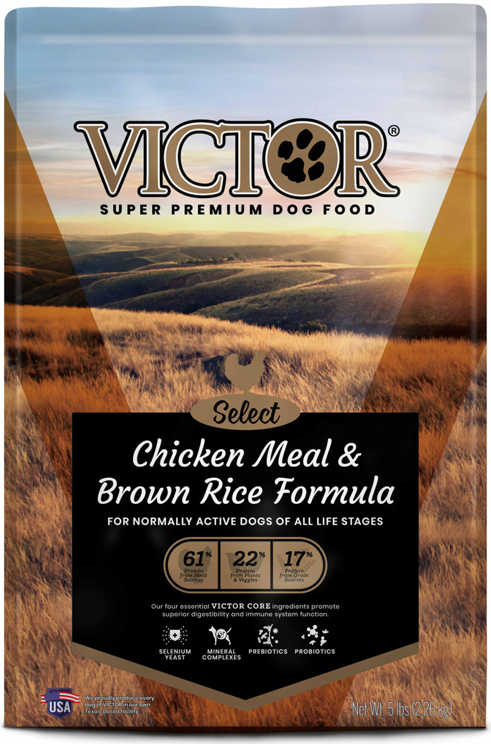 Victor Super Premium Dog Food Chicken Meal & Brown Rice 5 Lb | Ryans ...